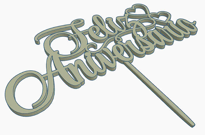 Cake Toppers by cesar_arm | Download free STL model | Printables.com