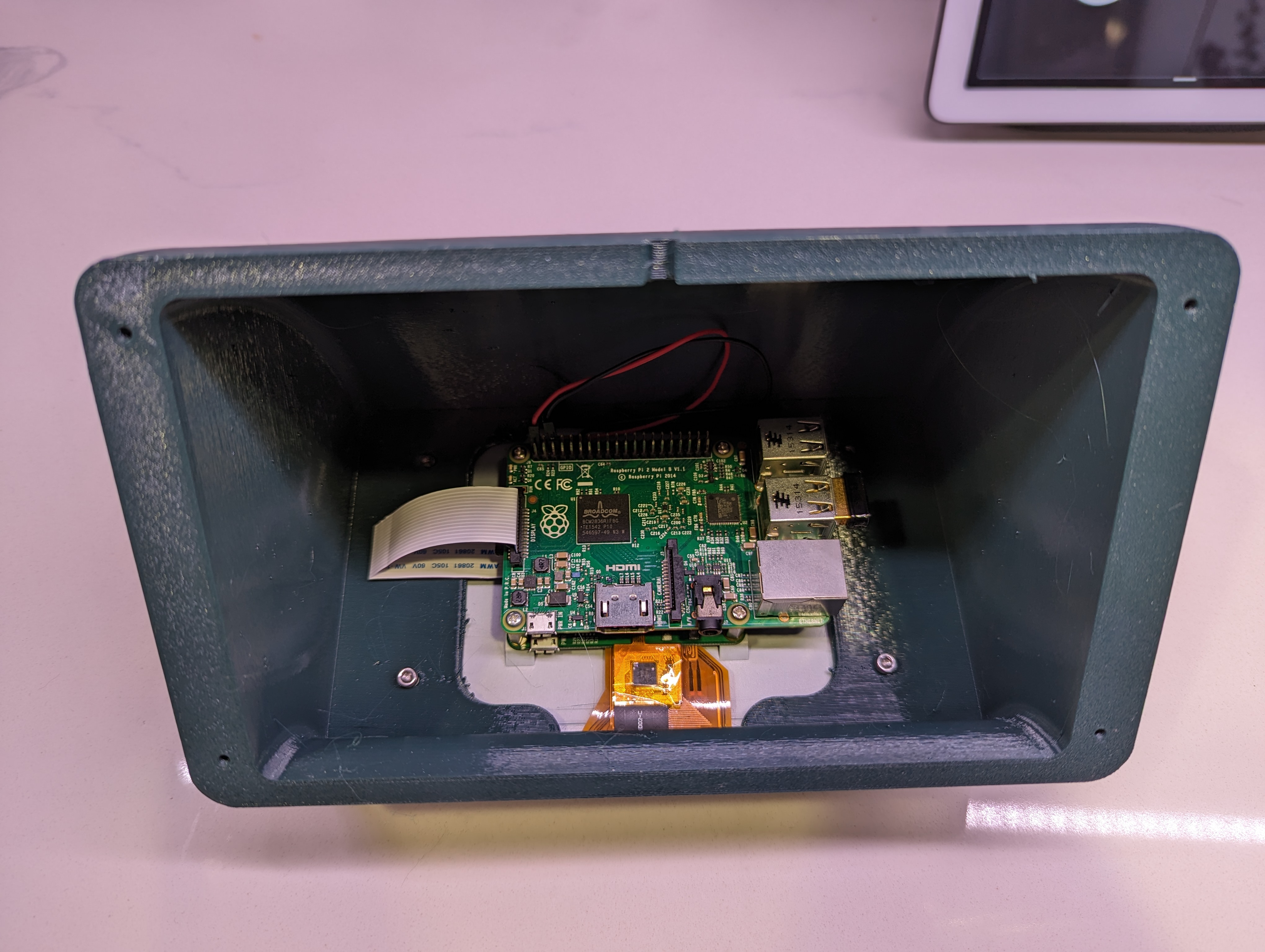 Pi Foundation 7 Screen And Raspberry Pi Kiosk By Rpuckett Download Free Stl Model 
