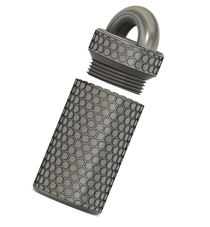 Hexagon Storage Container by McTech3D | Download free STL model ...