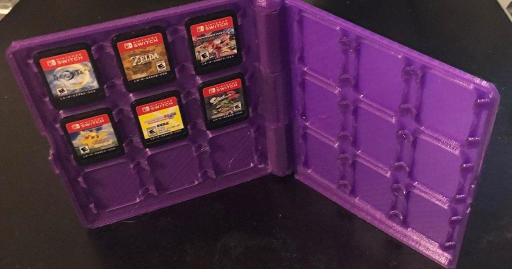Nintendo Switch game case by endrift | Download free STL model ...