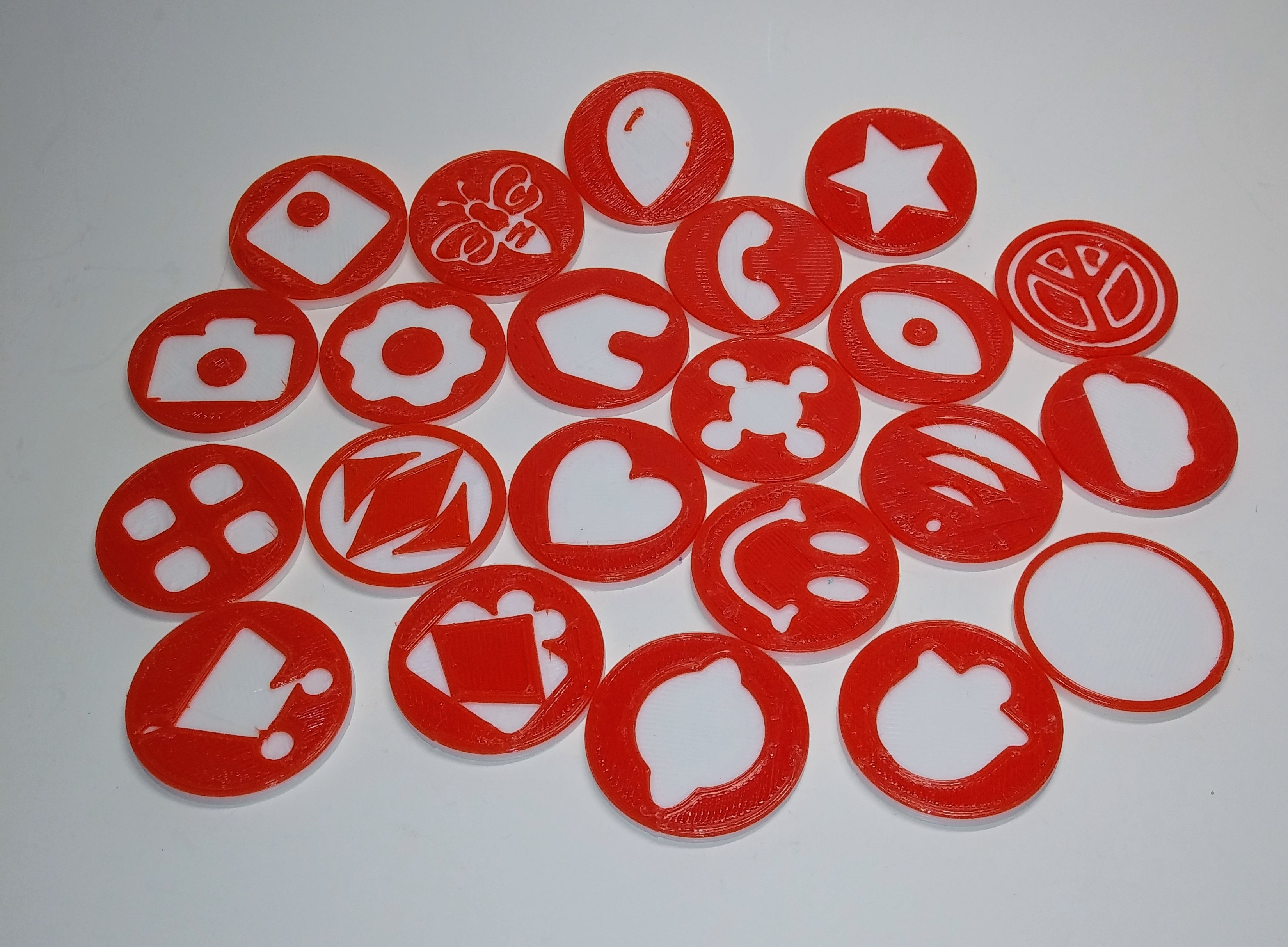 Memory Game Tiles by mszoomy | Download free STL model | Printables.com