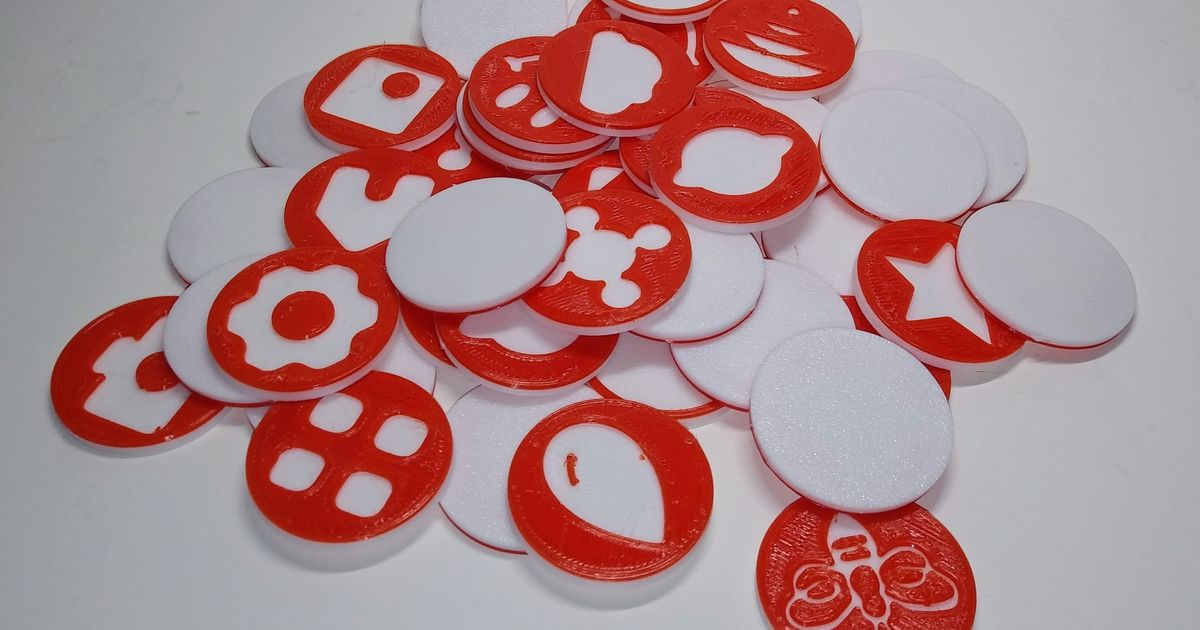 Memory Game Tiles by mszoomy | Download free STL model | Printables.com