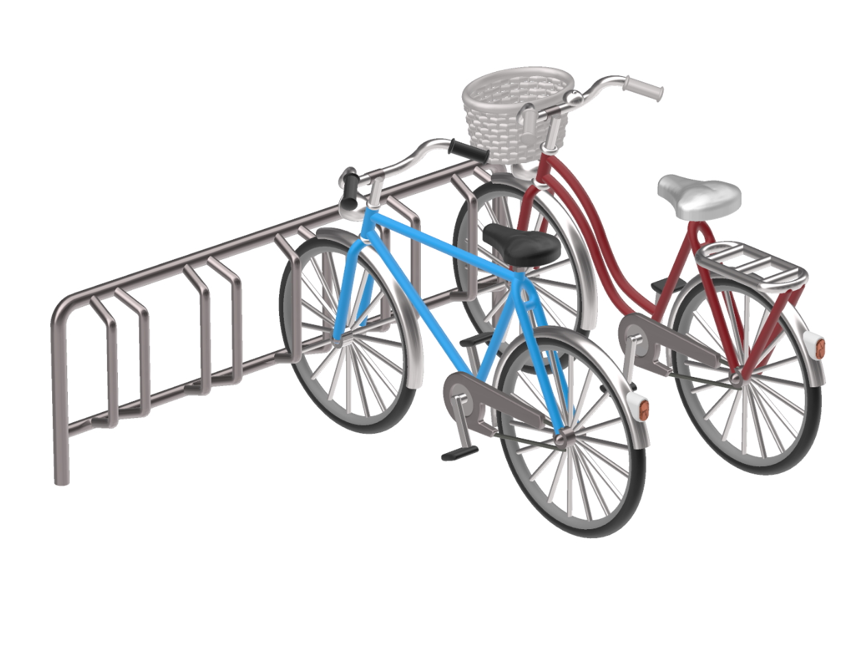 Bicycle rack H0 1:87 scale von Enely | Kostenloses STL-Modell ...