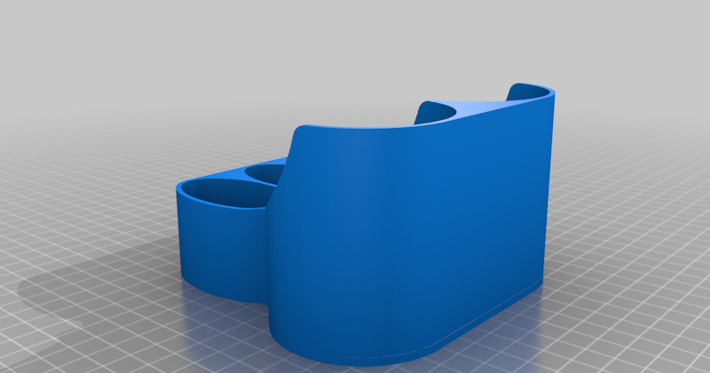 Stick Fast Glue and Activator Holder by beans | Download free STL model ...