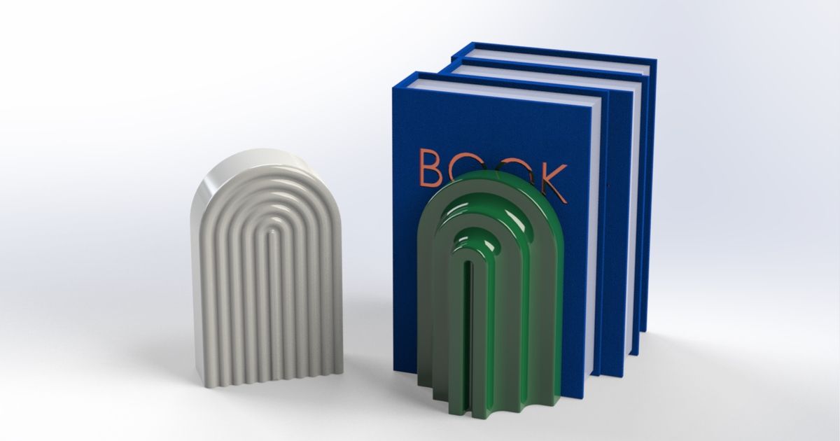 Arches Bookend by slavik kopanov | Download free STL model | Printables.com