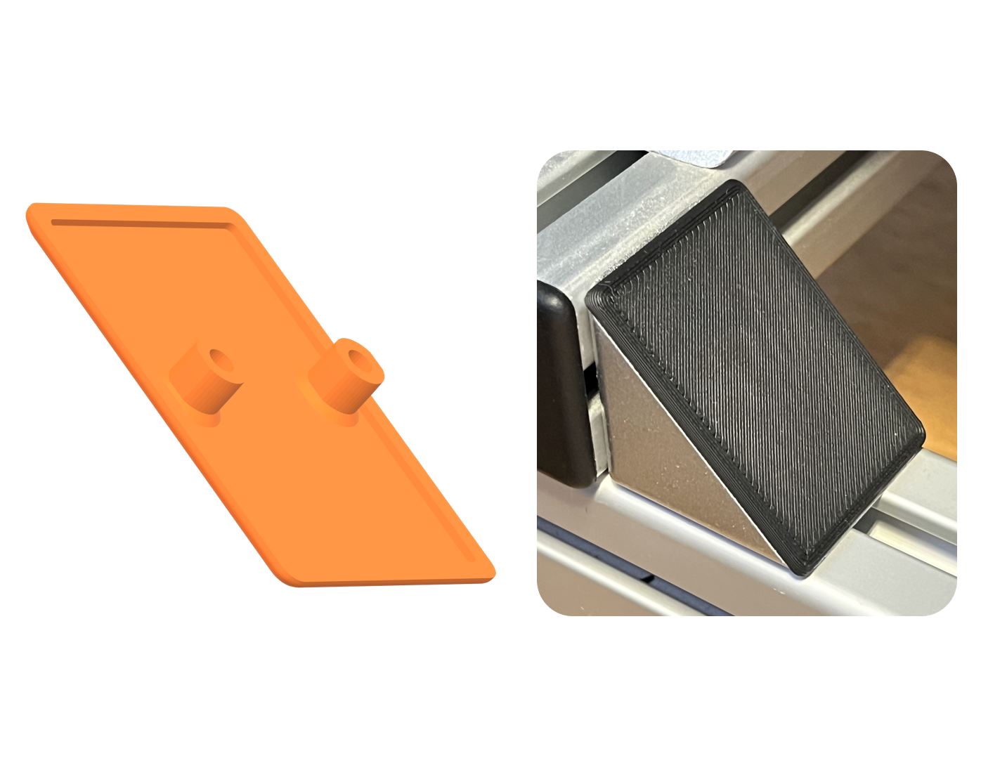 Angle bracket cover cap 40x40 by LW design | Download free STL model ...
