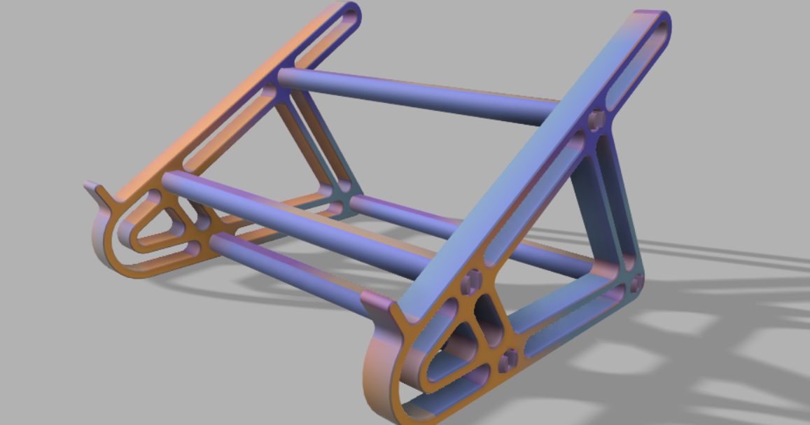 Laptop Stand V3 by motig | Download free STL model | Printables.com