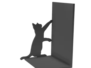 bookend cat by Idea Prints | Download free STL model | Printables.com