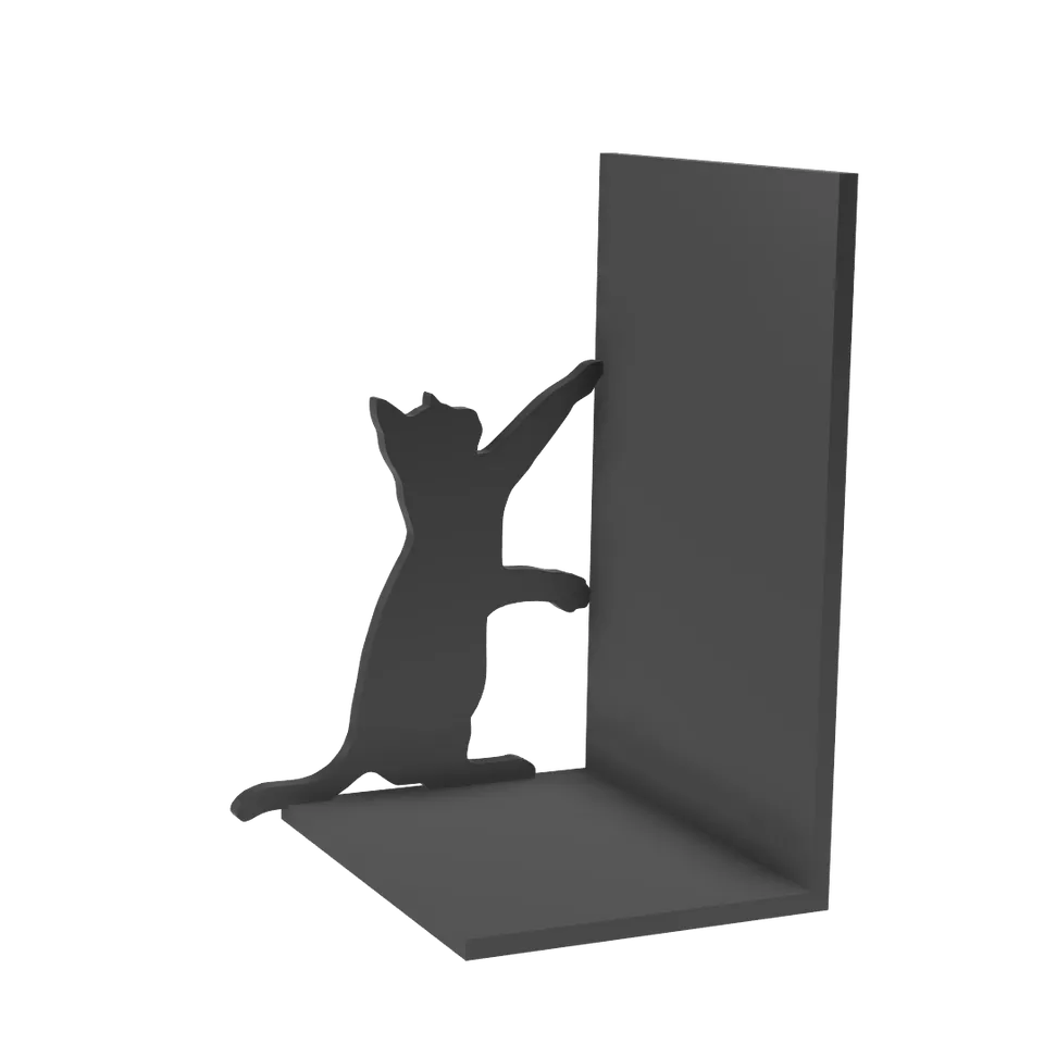bookend cat by Idea Prints | Download free STL model | Printables.com