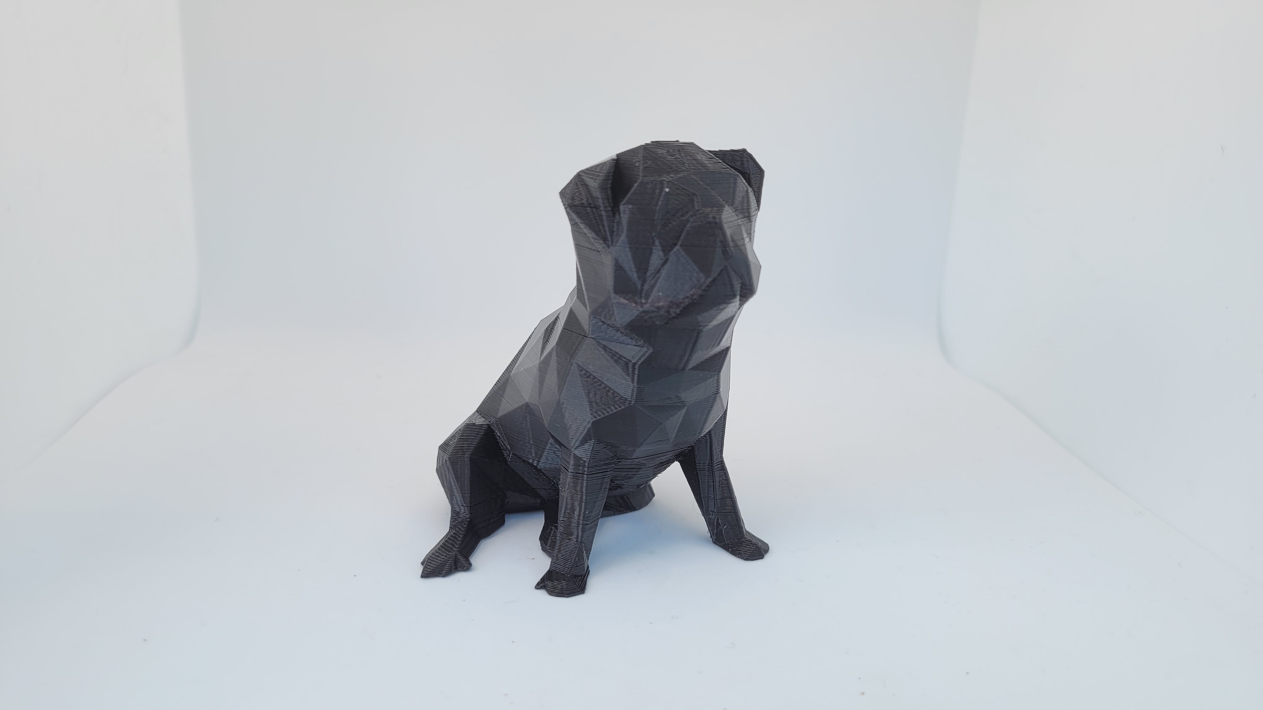 Low poly remix of Prusa Pug Buddy 2.0 by Brad3DPrints | Download free ...