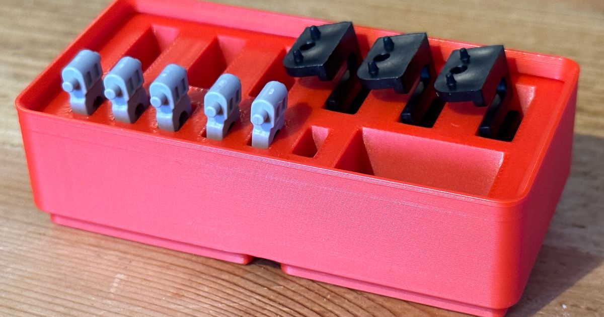 Gridfinity Bambu Cutter and Wiper Storage 2x1 by Tom | Download free ...