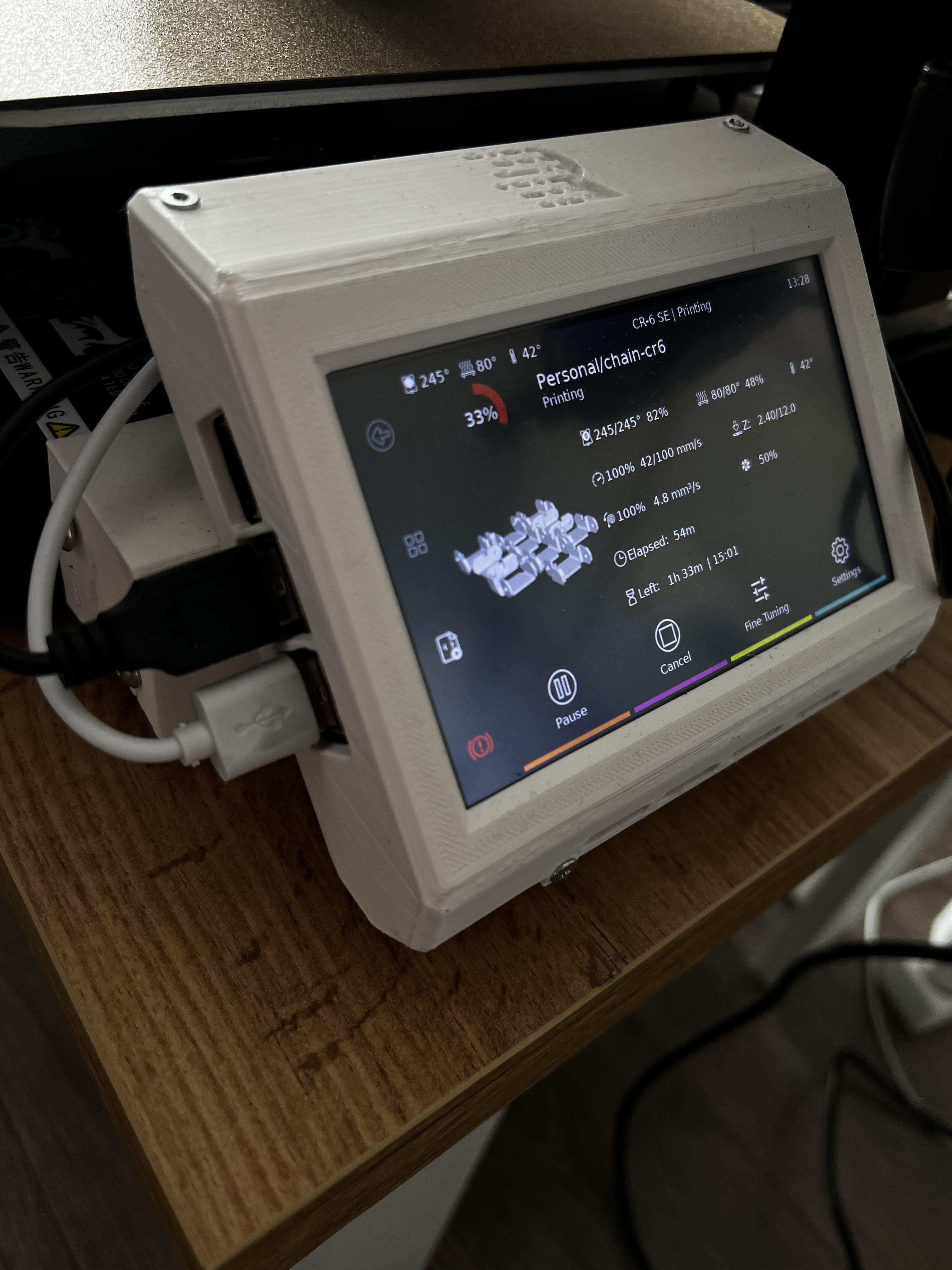 CR6 Raspberry Pi 3 5 Inch Display Klipper by Rares Ailincai | Download ...