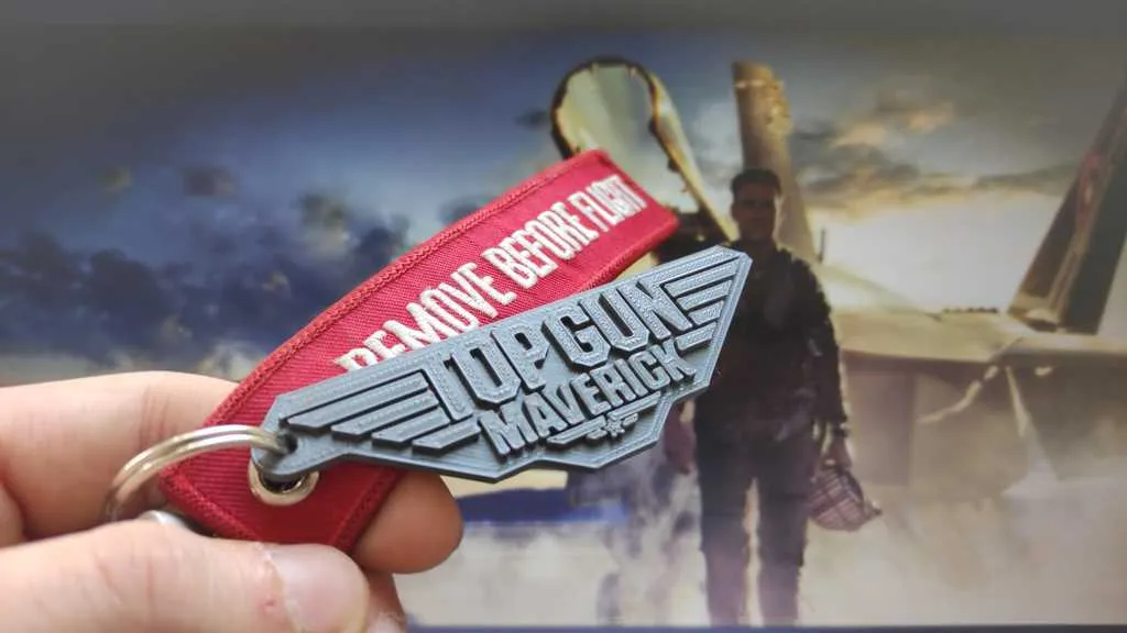 Top Gun: Maverick Keychain by Nerdtronaut | Download free STL model ...