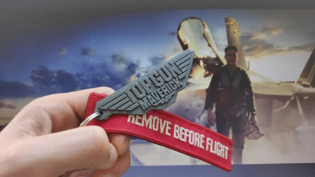 Top Gun: Maverick Keychain by Nerdtronaut | Download free STL model ...