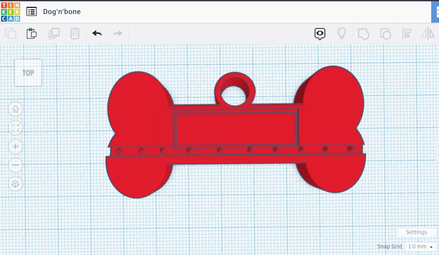 Dog'n'bone ID tag by Foxy | Download free STL model | Printables.com