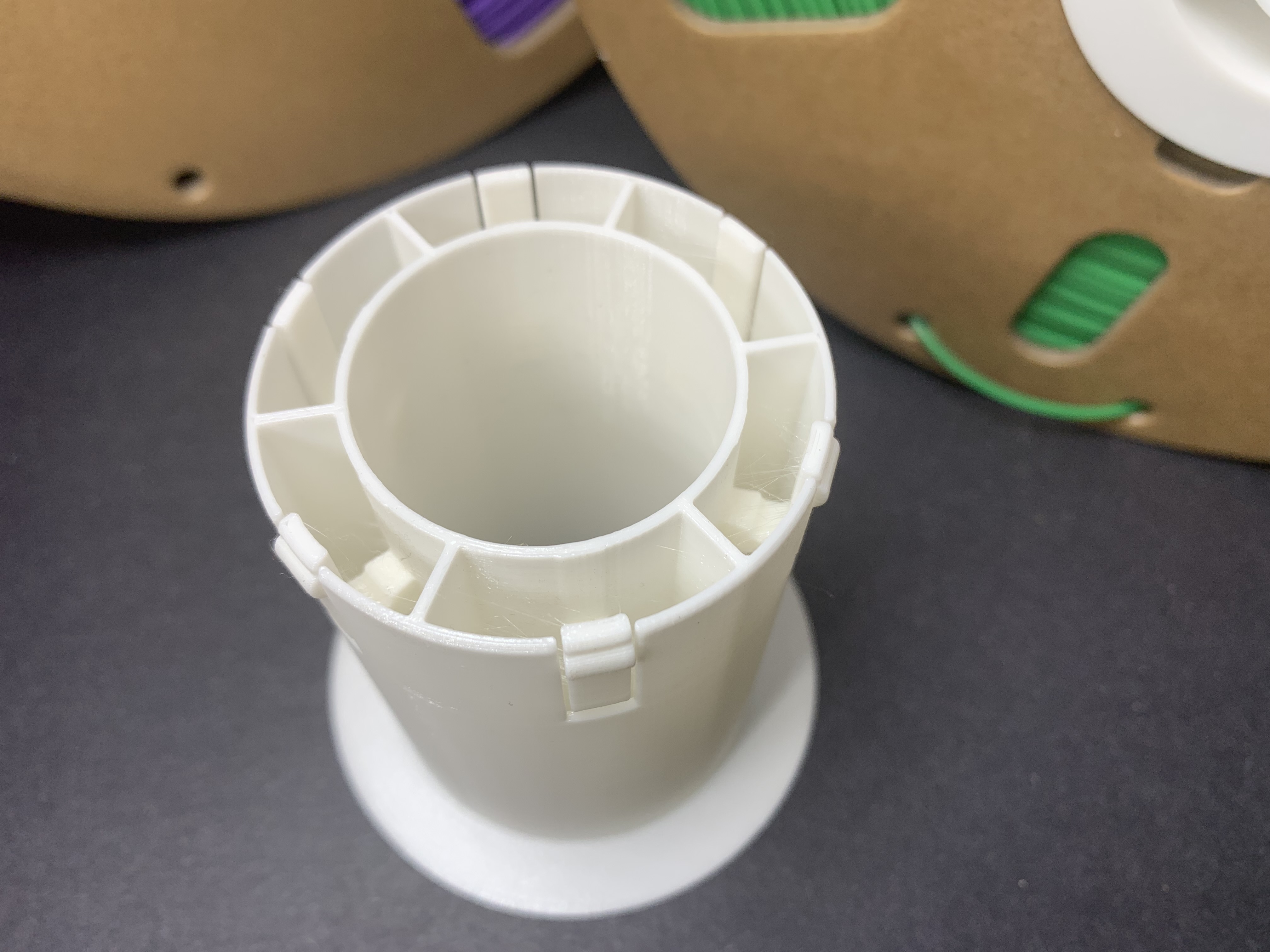 Spool Core to SNAP into Cardboard spools by AlwaysTinkering | Download ...