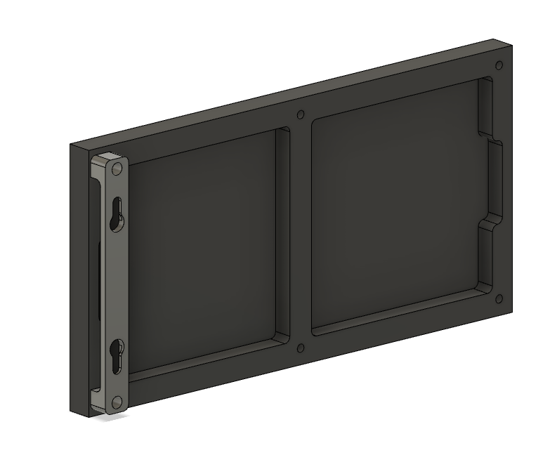 Adafruit RGB Matrix Portal Wall Mount by smtibor | Download free STL ...