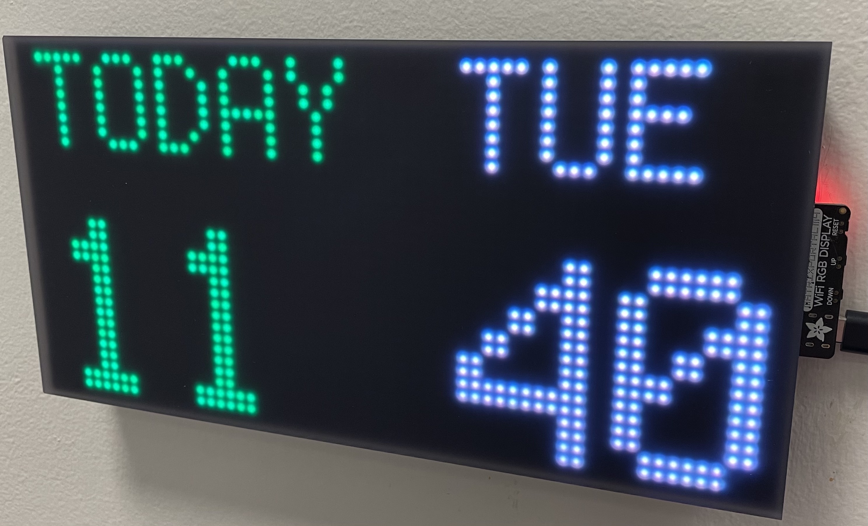 Adafruit RGB Matrix Portal Wall Mount by smtibor | Download free STL ...