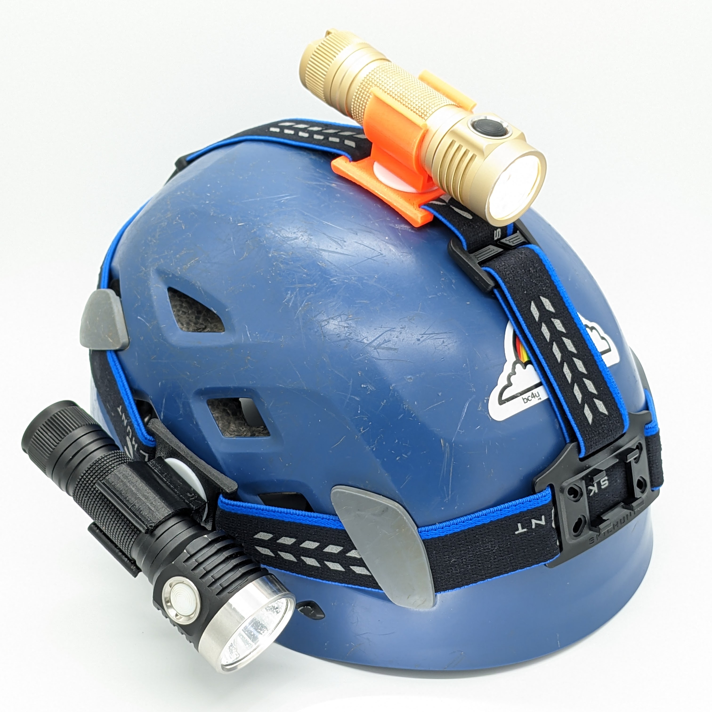 Headband Mount for Emisar D4V2 & D1V2 by Spicy3d | Download free STL ...