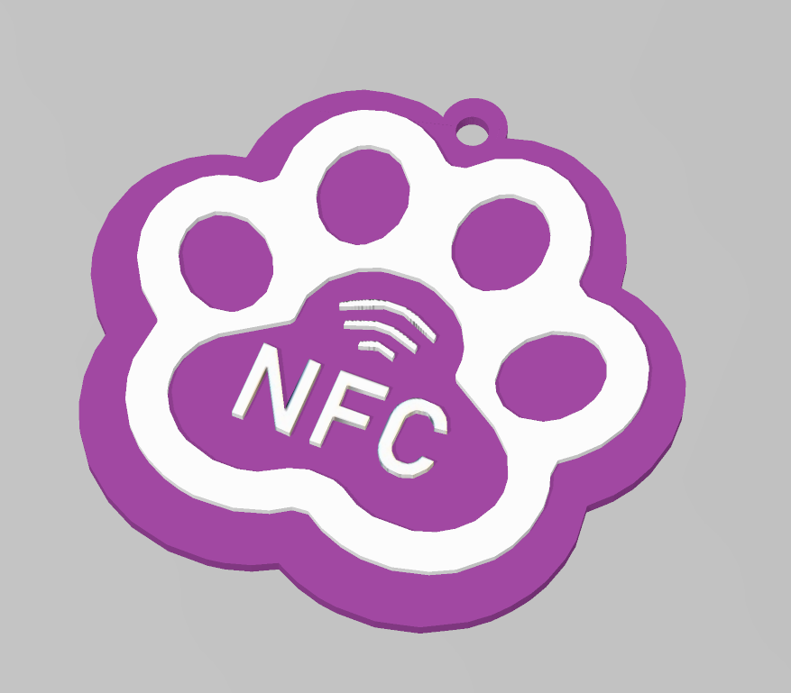 Tag with NFC Cat Dog and more by 3Dag | Download free STL model ...
