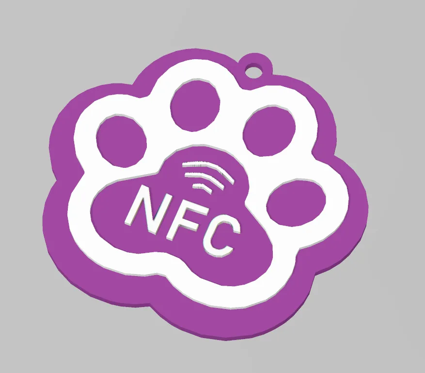 Tag with NFC Cat Dog and more by 3Dag | Download free STL model ...