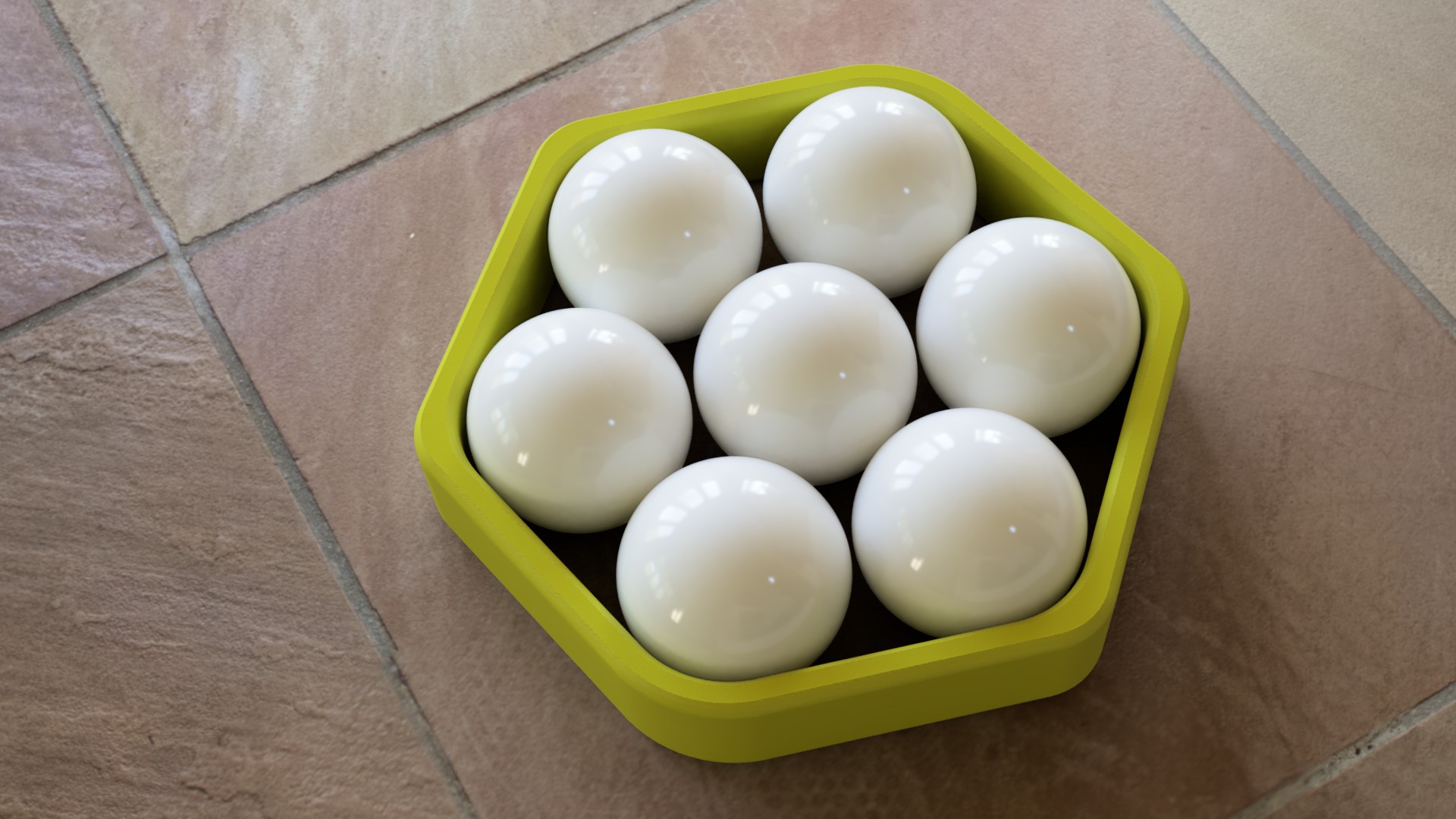 7-Ball Billiards Rack, 57mm by kap42 | Download free STL model ...