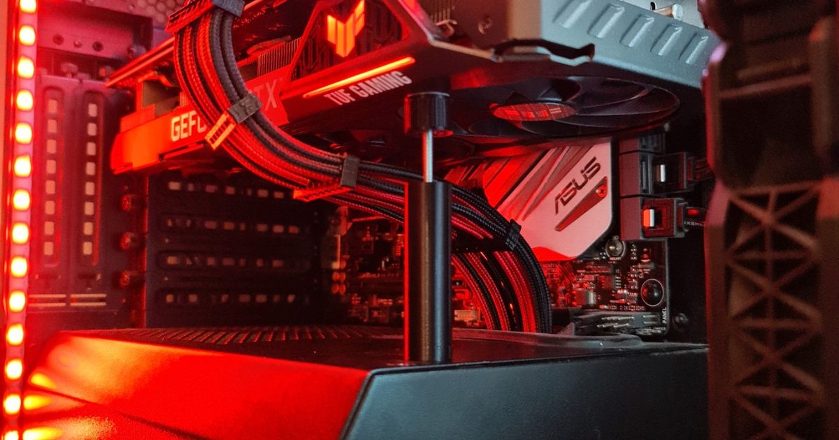 Adjustable GPU Anti Sag Support by Whisky Lima | Download free STL ...