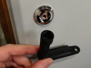 Electrical cabinet key keychain - triangle 10mm by Ravenwreck ...