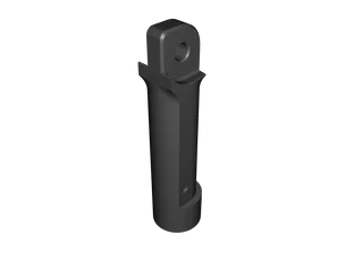 Electrical cabinet key keychain - triangle 10mm by Ravenwreck ...