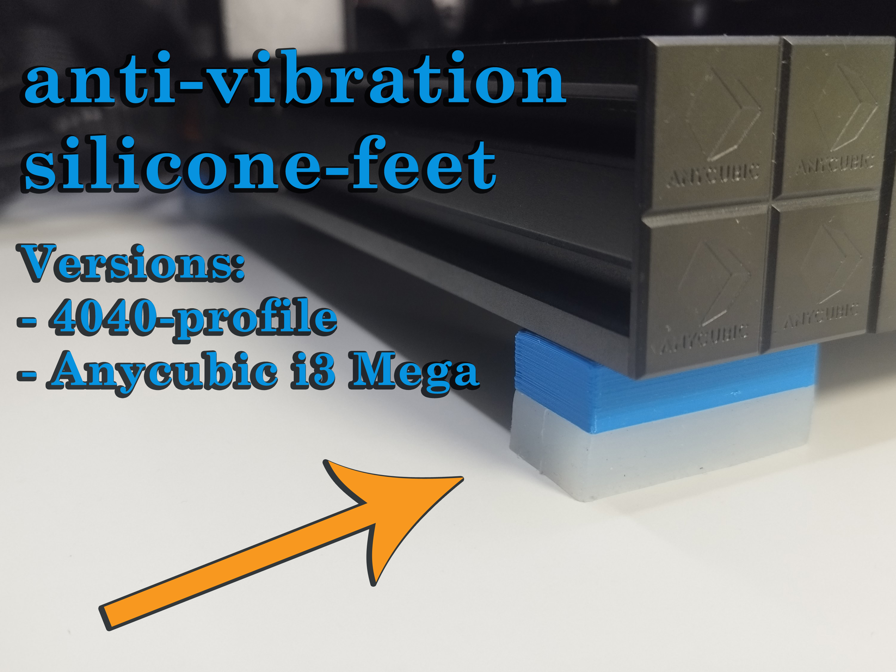 anti-vibration silicone-feet by 3D_Workspace | Download free STL model | Printables.com