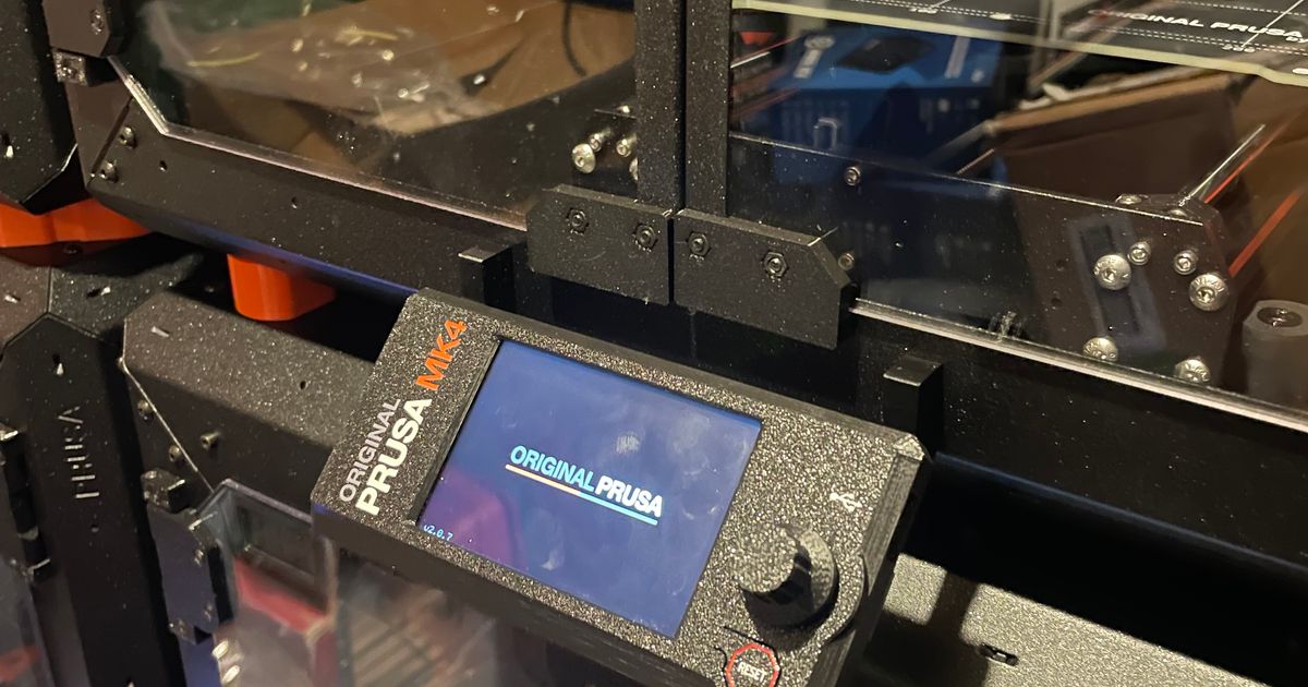MK4 LCD Mount for Prusa Enclosure by Blake | Download free STL model ...