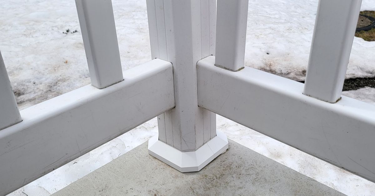 Deck post base cover by KK20100KK | Download free STL model ...