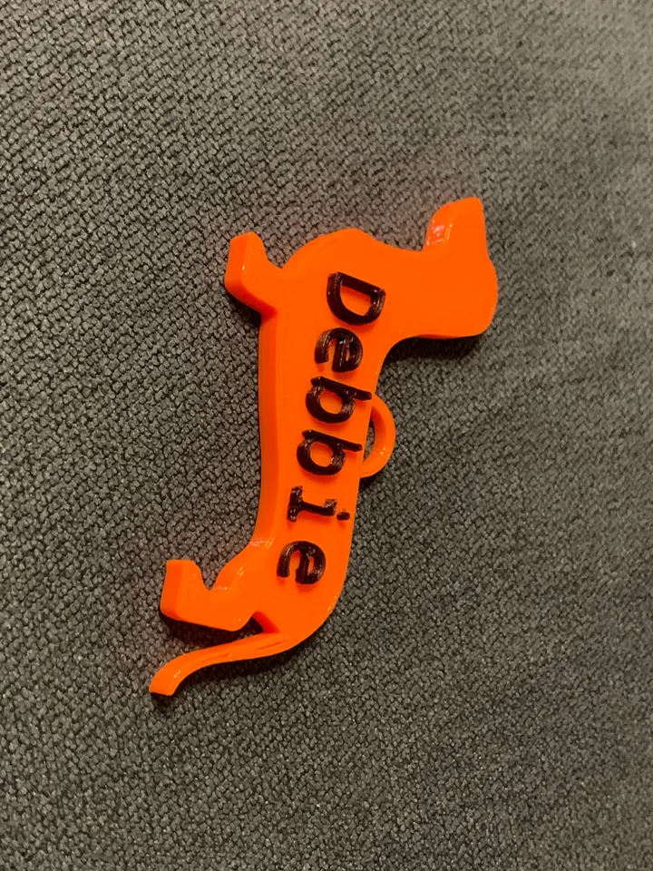 Dachshund Tag / Jezevčík tag by benik19 | Download free STL model ...