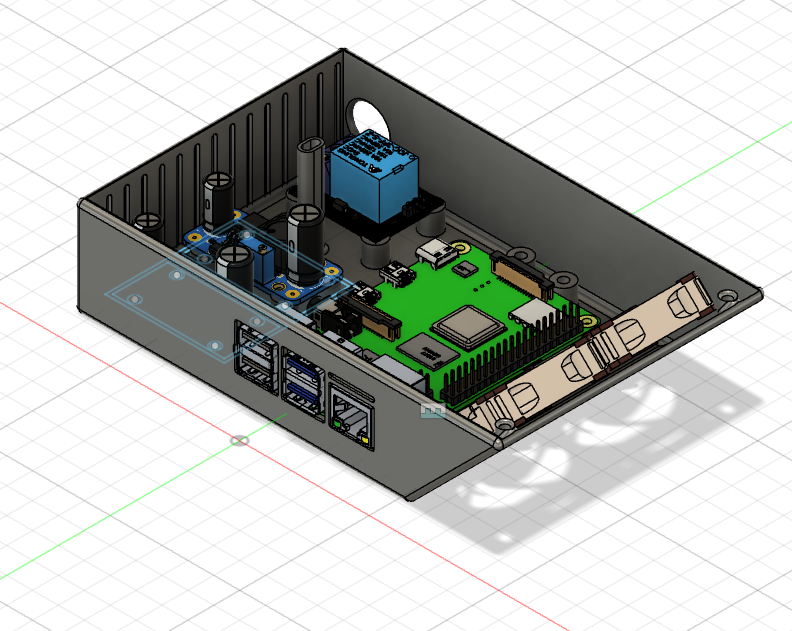 Ender 3 V2 Electronic Box Extension Mainborad Silent fans (v1) by Micah ...