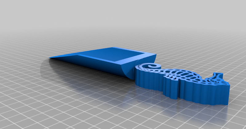 Seahorse Spade Shovel Childrens Sand by Micah | Download free STL model | Printables.com