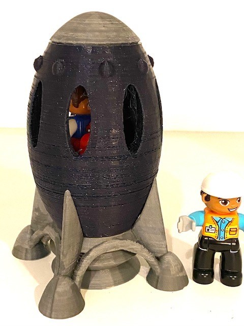 Duplo Rocket - Child Friendly by Micah | Download free STL model ...