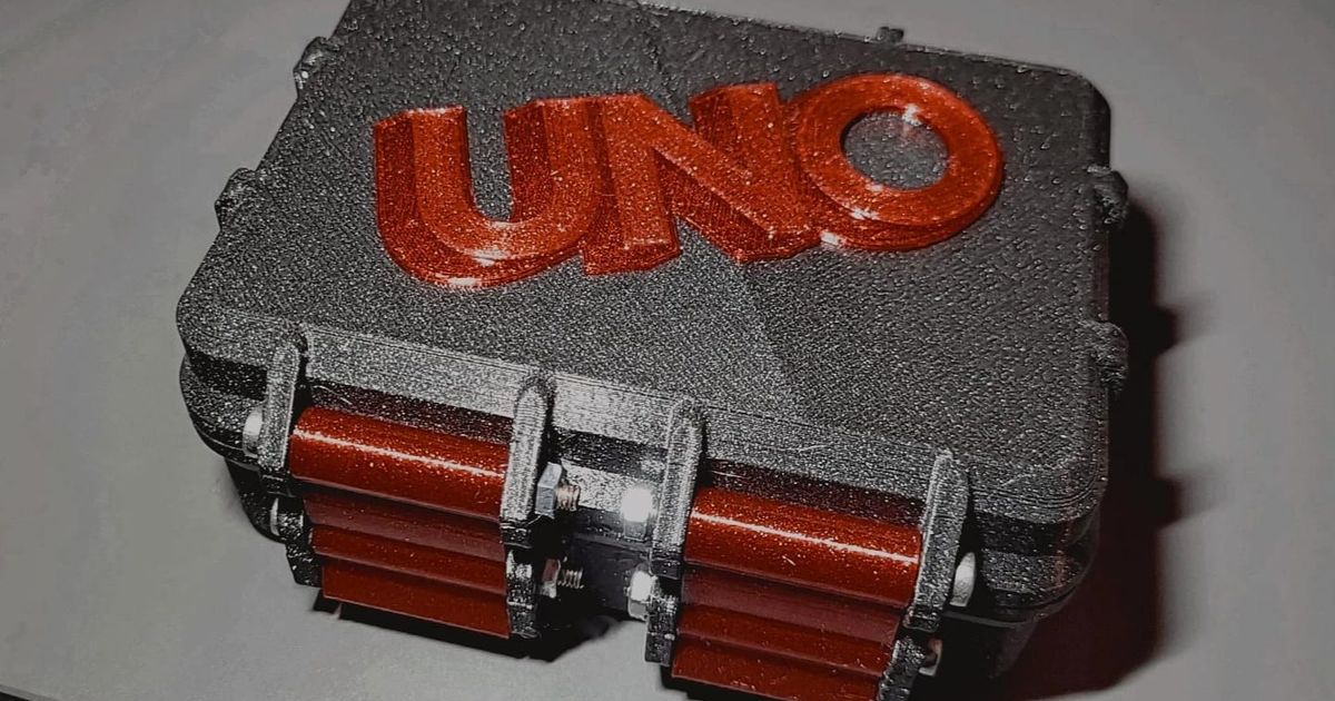 UNO Card Box Multicolour by kt33 | Download free STL model | Printables.com