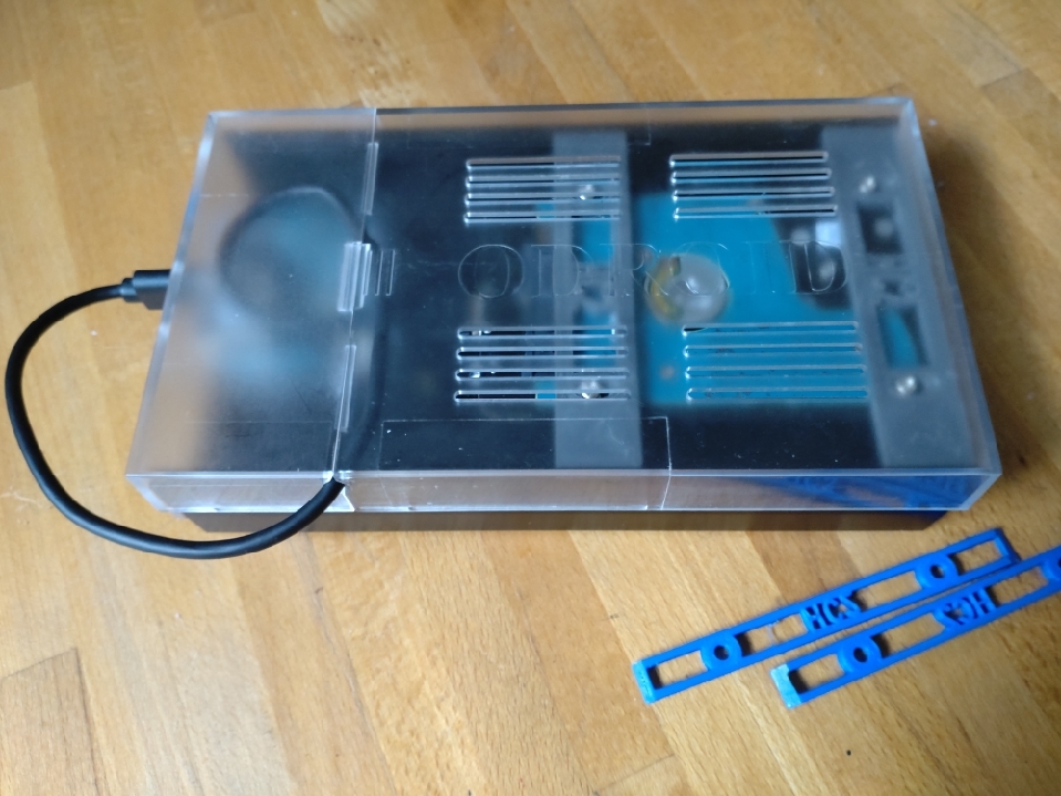 Odroid HC2 rails for 2nd drive by Andreagattonero | Download free STL ...