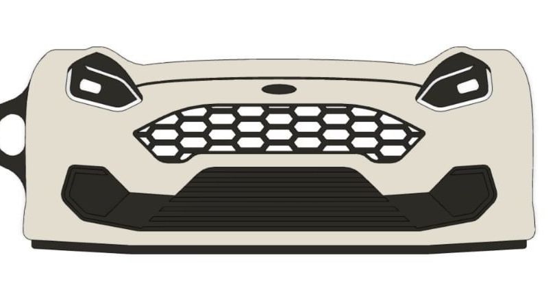 Ford Fiesta R5 Mk2 Keyring by weissi97 | Download free STL model ...