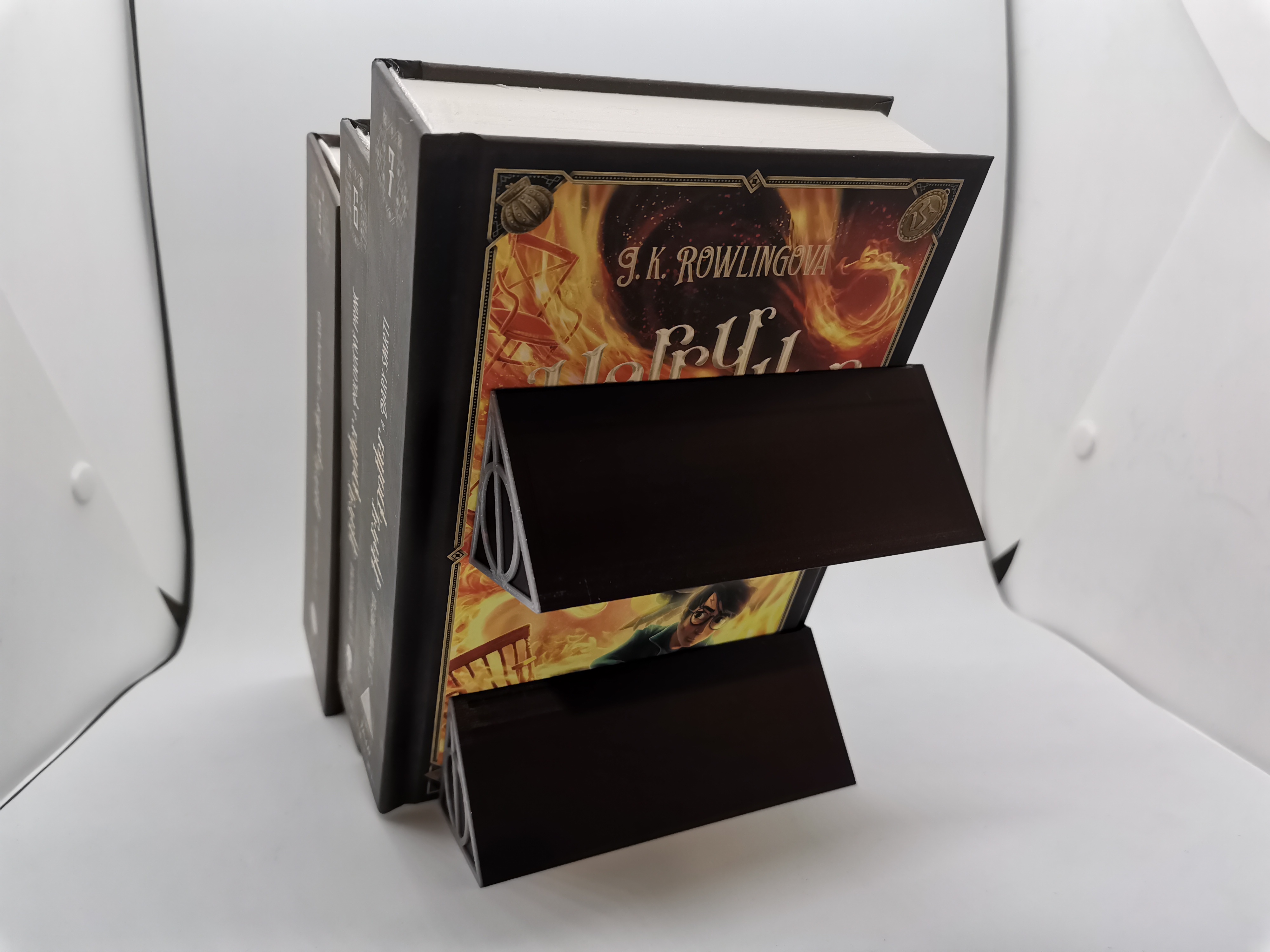 Bookend Floating Deathly Hallows by OwL Art | Download free STL model ...