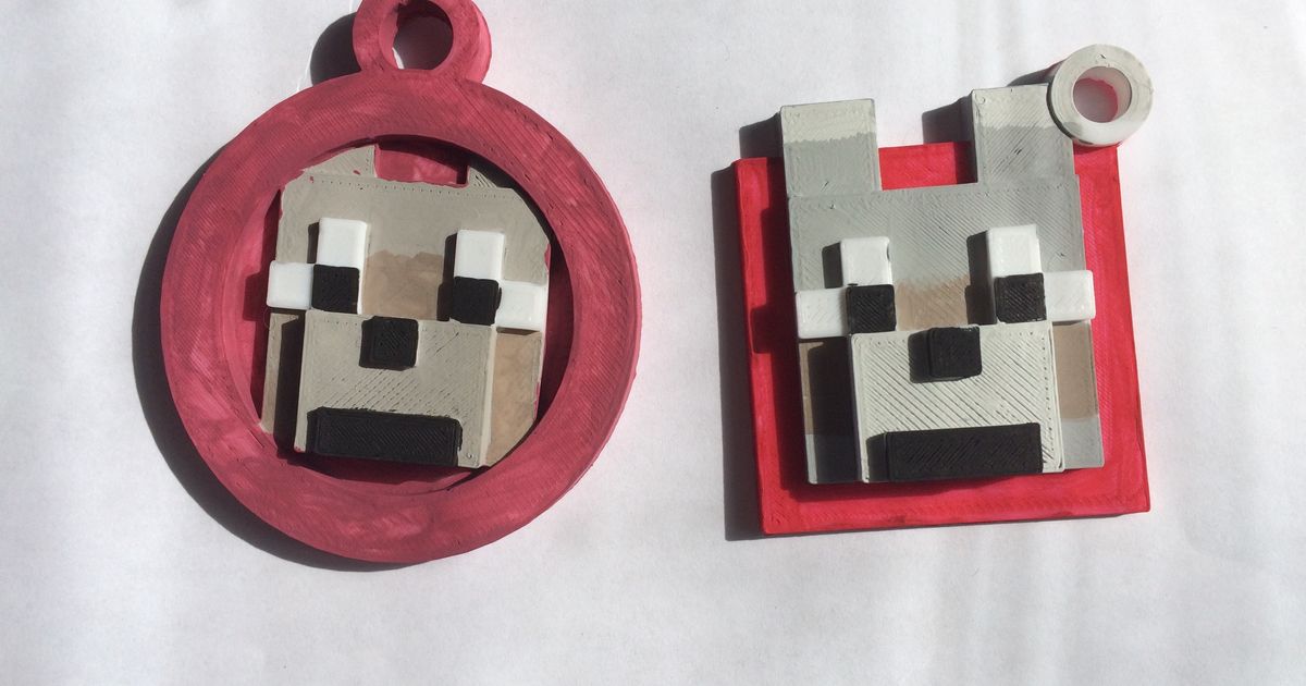 Minecraft Dog ID Tag by Blue Anonymous | Download free STL model ...