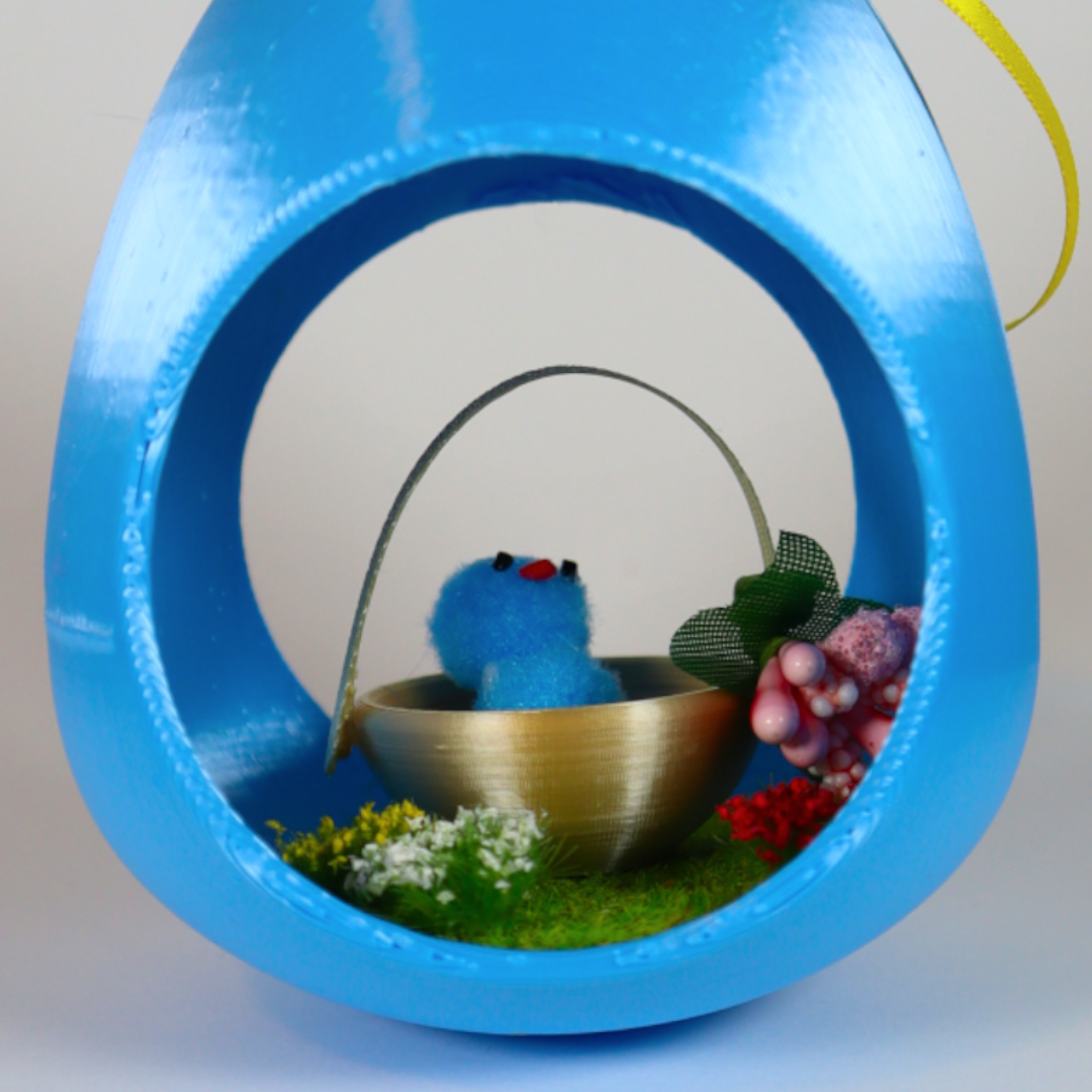 Easter egg ornament by ClarasLittleArtworks | Download free STL model ...