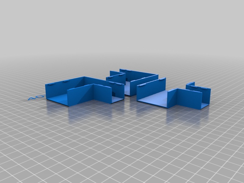 Cable channel 40x20mm to 20x20mm adapter/cover by PedroKV | Download ...