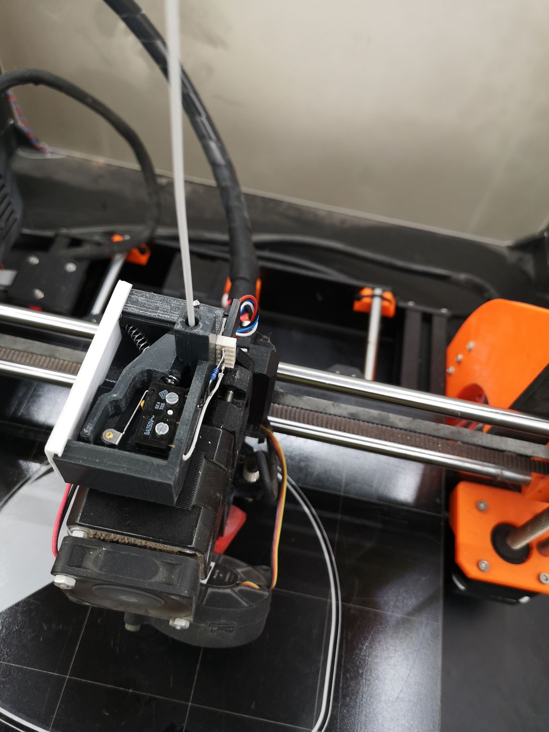 Filament sensor for Prusa i3 mk3, mk3s (mechanical microswitch, no ...