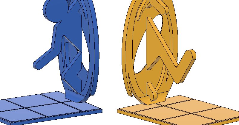 Portal Inspired Bookends by SteveMYoung | Download free STL model ...