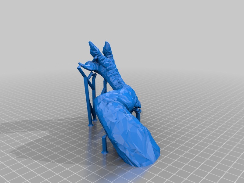 Fallout 4 Deathclaw, Split Apart by Andearen | Download free STL model ...