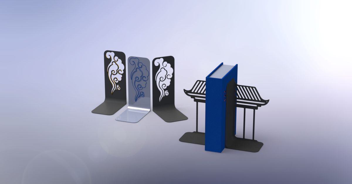 日本の家 BOOKEND by slavik kopanov | Download free STL model | Printables.com