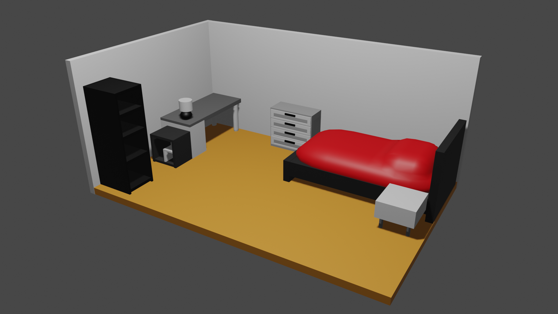 custom bedroom by Nano | Download free STL model | Printables.com