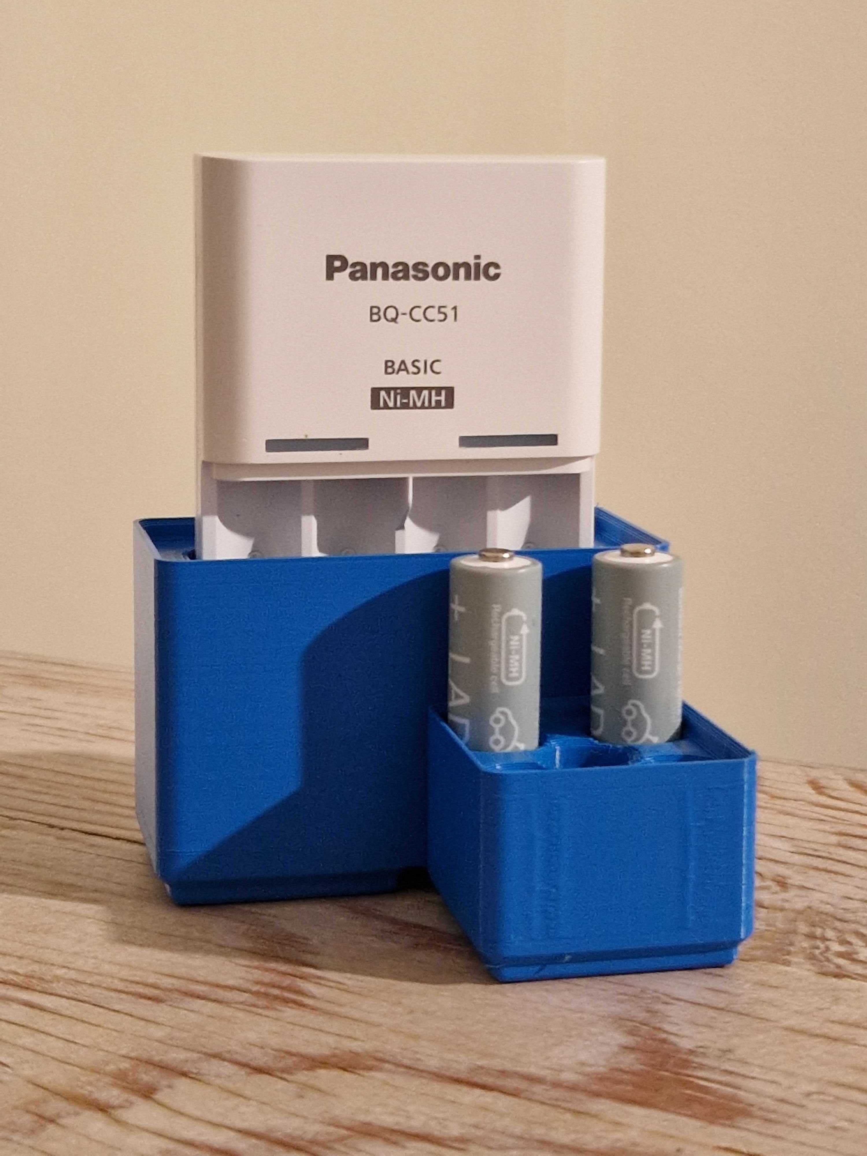 gridfinity Panasonic BQ-CC51 charger holder by Kemet | Download free STL model | Printables.com