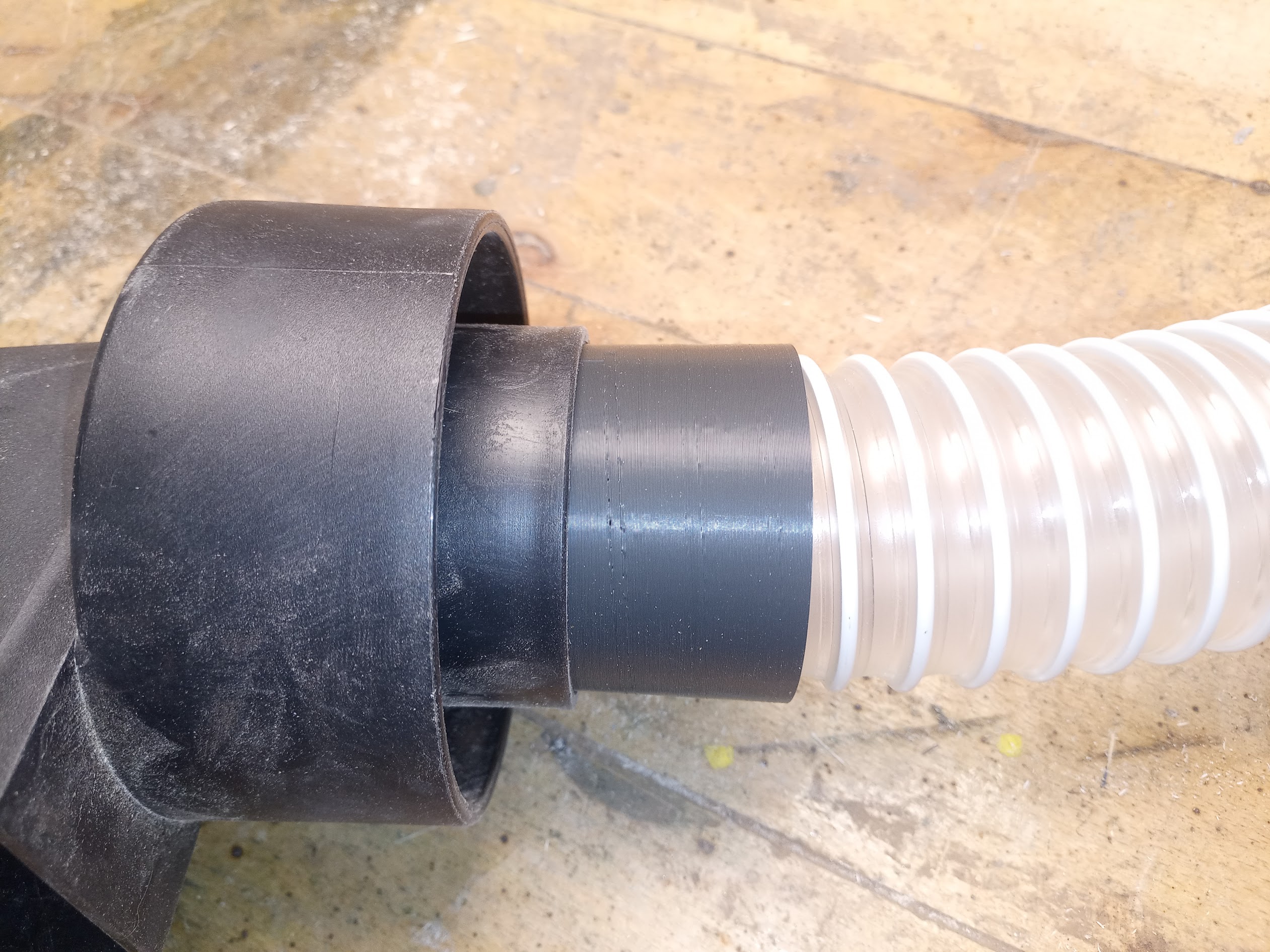 Vaccum 50mm hose adapter for DH330 by PaŠe | Download free STL model ...
